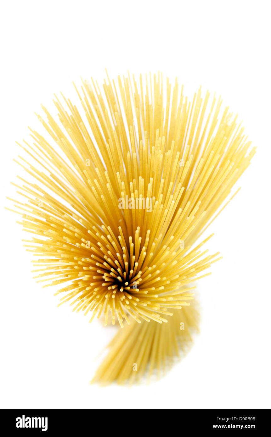 a bundle of raw spaghetti Stock Photo - Alamy