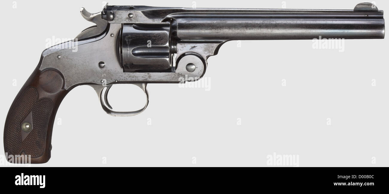Smith & Wesson New Model No. 3,Single Action Revolver,cal..44 Russian ...
