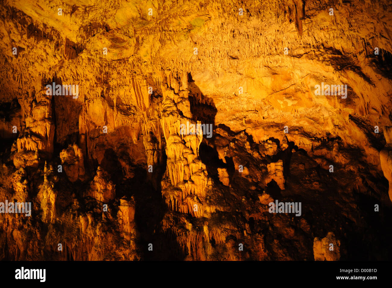 Stalactites columns in limestone hi-res stock photography and images ...