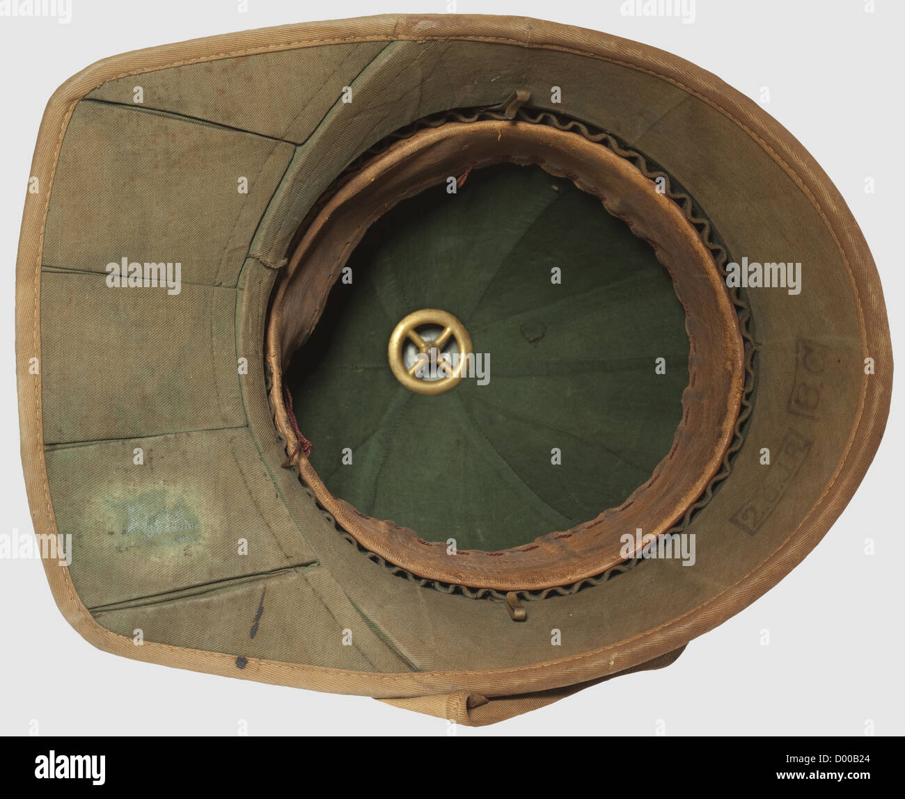 A model 1900 tropical helmet,for enlisted men of the infantry of the ...