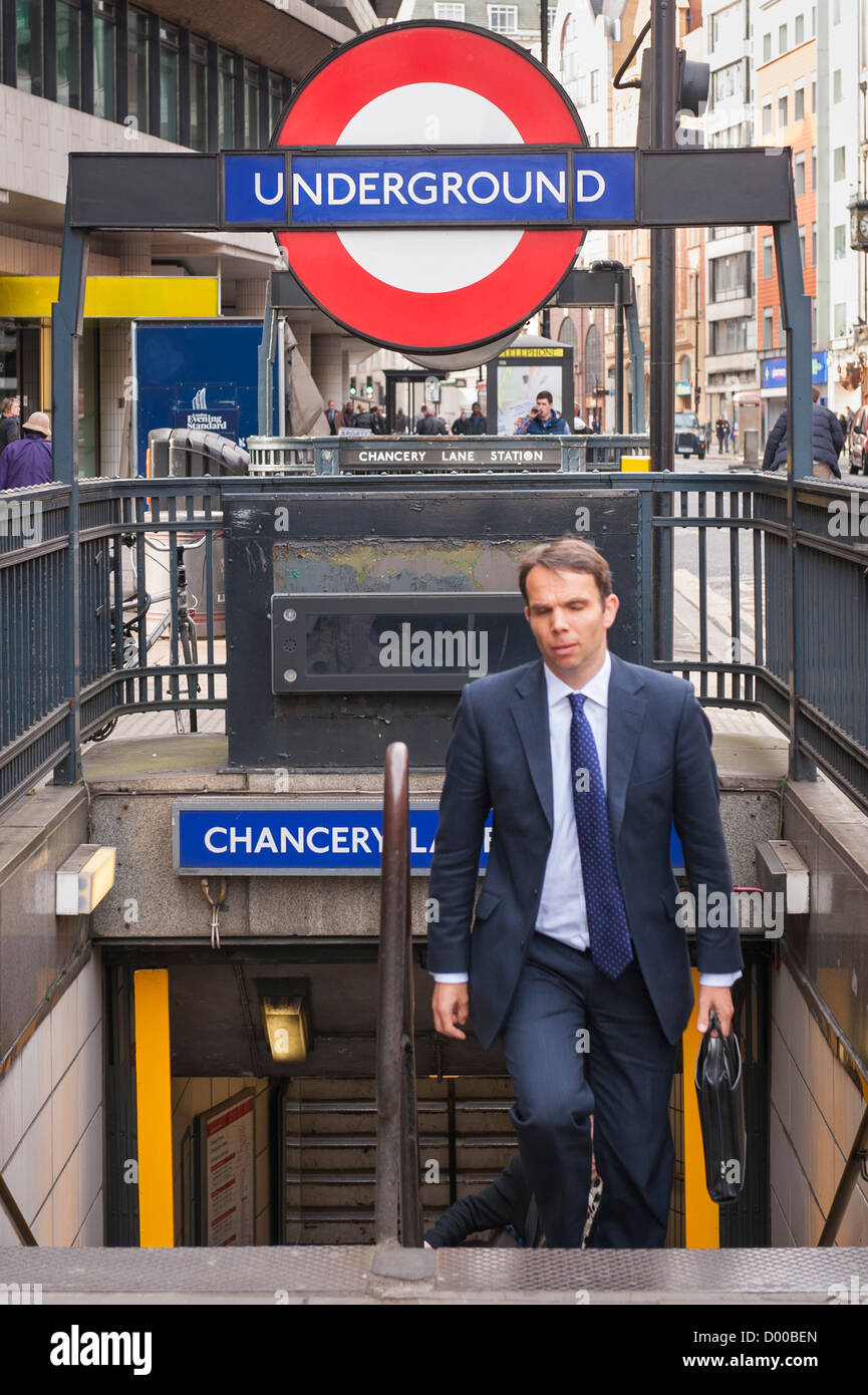 London , Holborn , Chancery Lane Underground tube metro subway Tfl ...
