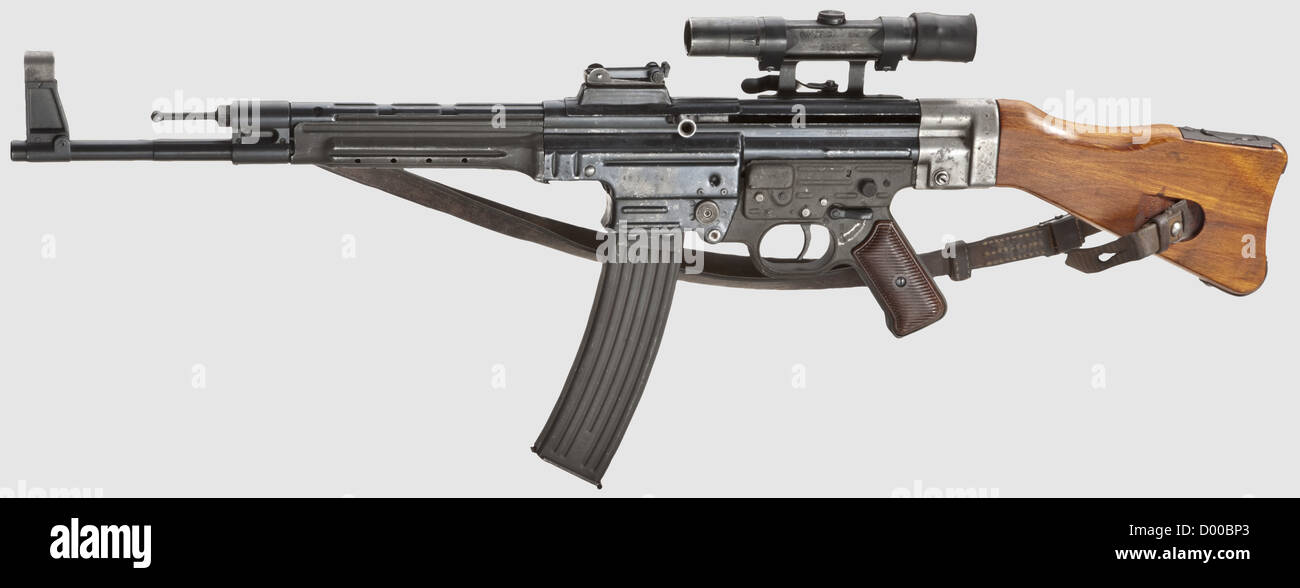 A Sturmgewehr 44(assault rifle 44),modified to a semi-automatic rifle ...