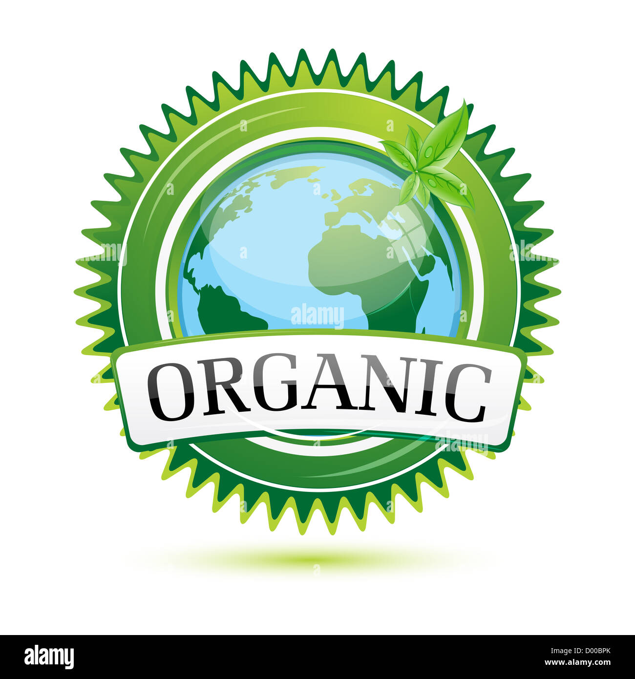 illustration of organic globe on isolated background Stock Photo - Alamy