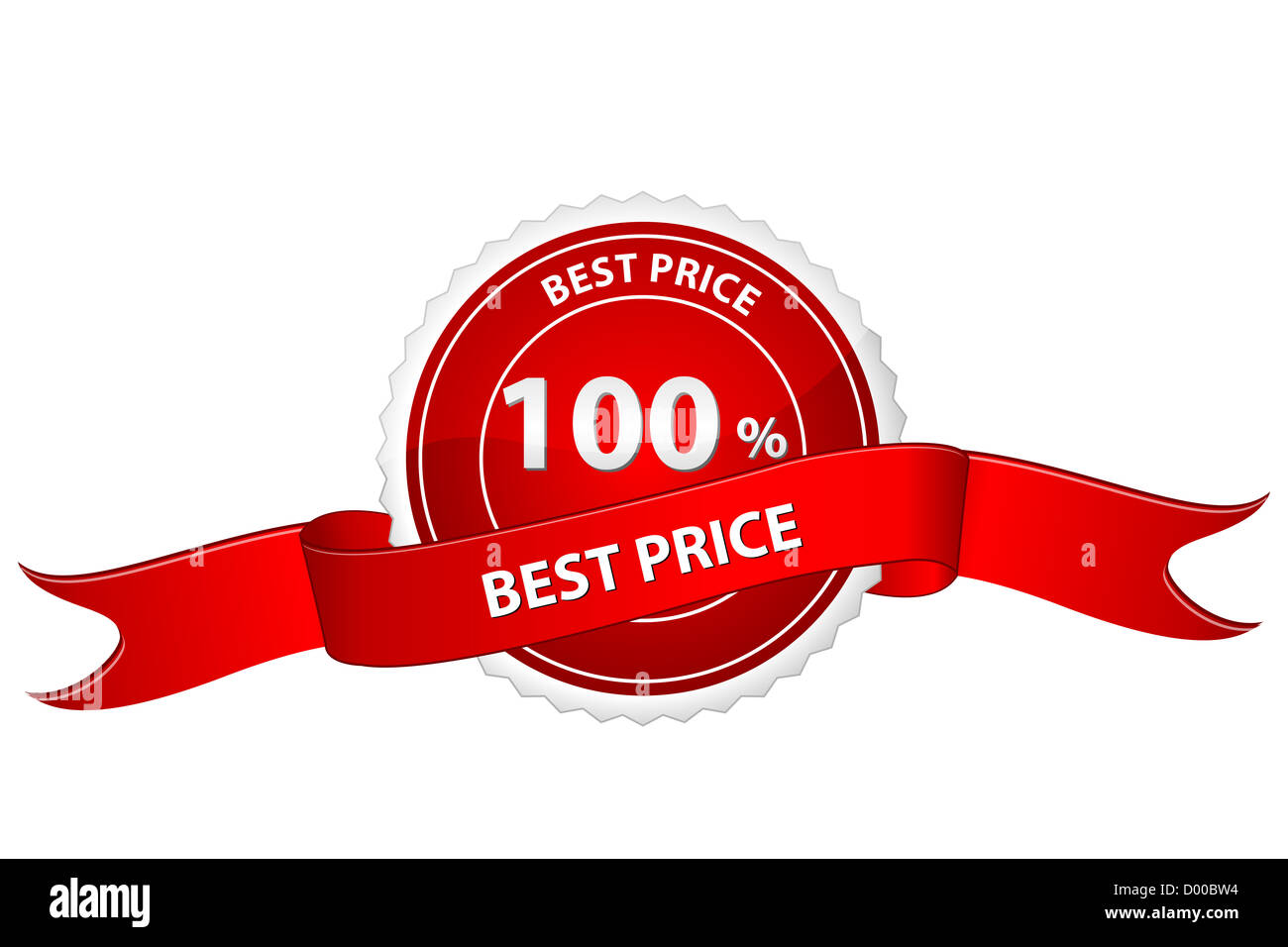 illustration of tag for best price on white background Stock Photo - Alamy