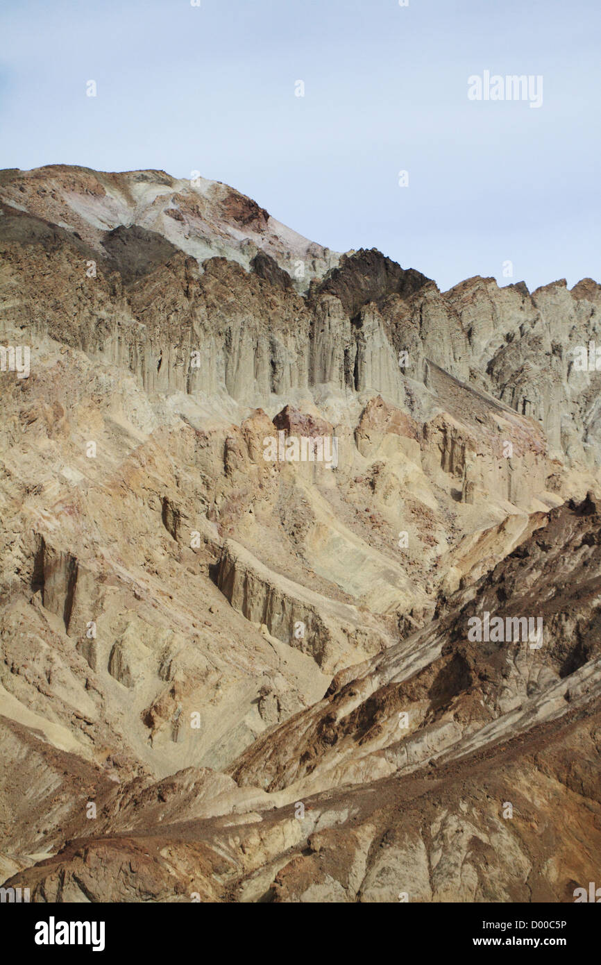Strange and colourful geology in Death Valley, California, USA Stock ...