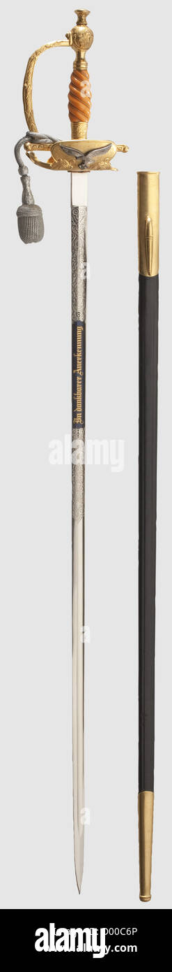 A luftwaffe general officers 2nd model 1937 small sword hi-res stock ...