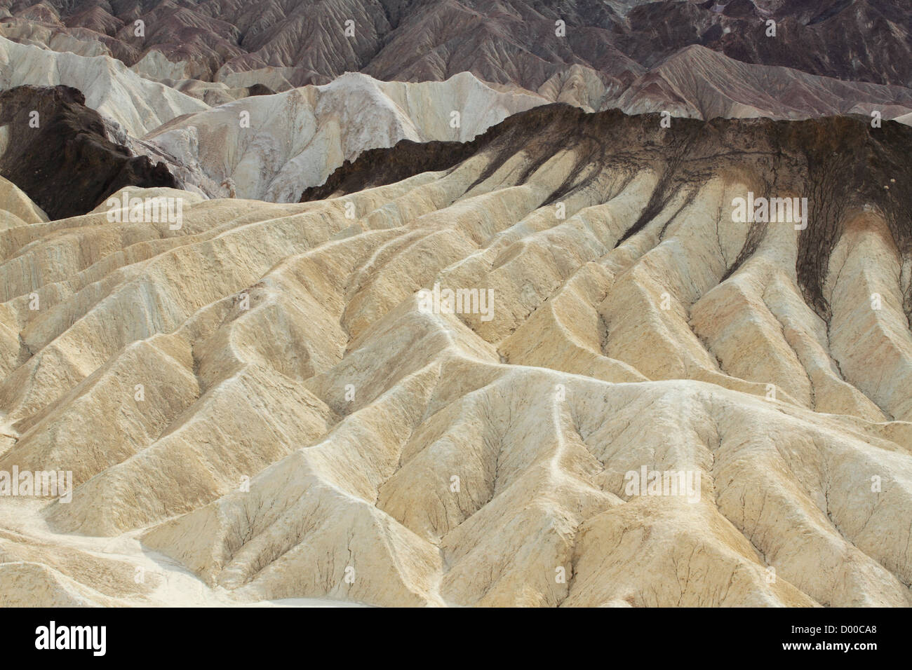 Interesting patterns - abstract image of the badlands at Zabriskie ...