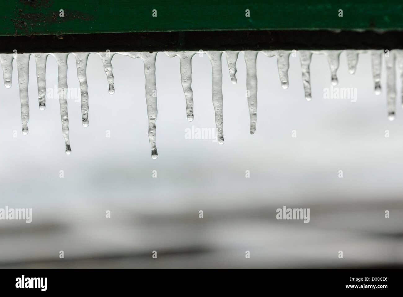 icicle snow storm beach winter sea Stock Photo - Alamy