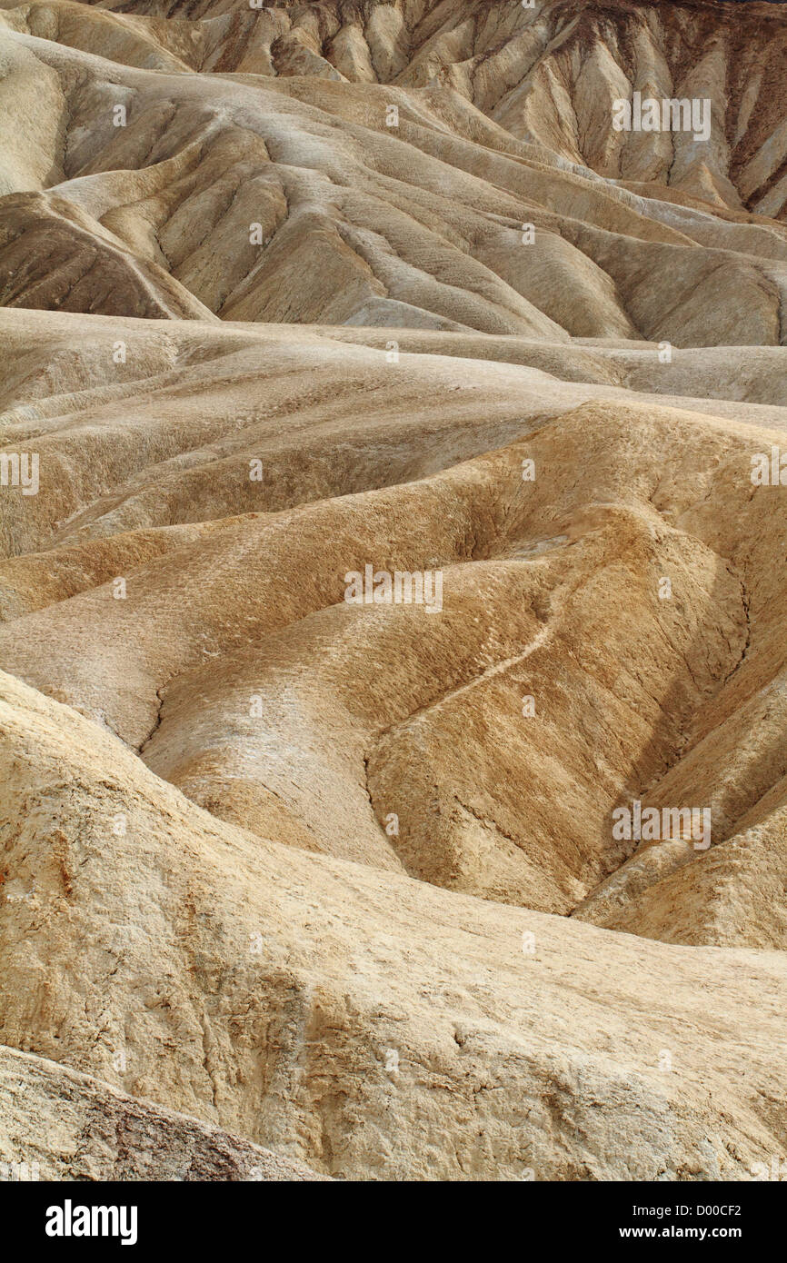 Interesting patterns - abstract image of the badlands at Zabriskie ...