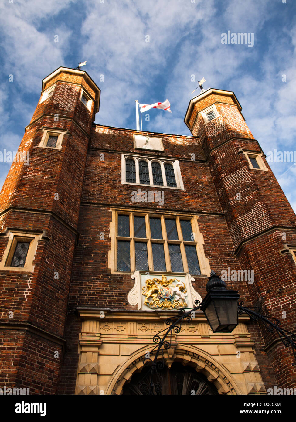 Upper facade of Abbot's Hospital (The Hospital of the Blessed Trinity ...
