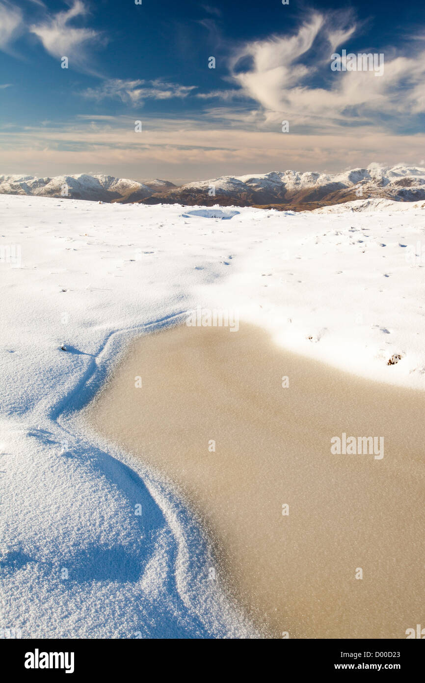 Red tarn snow hi-res stock photography and images - Alamy