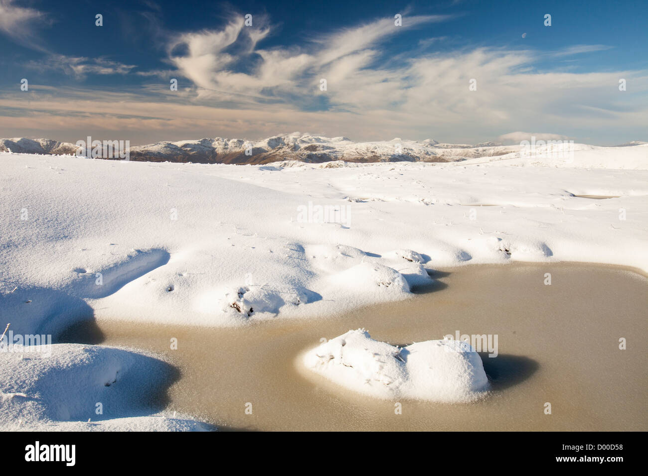 Tarn lake district snow hi-res stock photography and images - Alamy