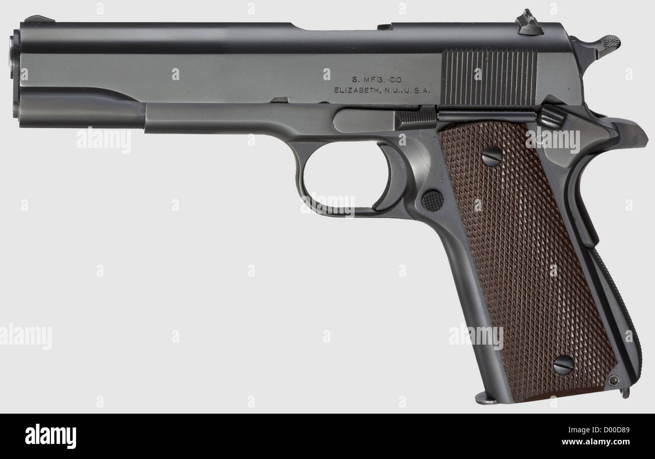 Singer Mod. 1911 A 1, cal. .45 ACP, no. S800036. Bright bore Stock ...