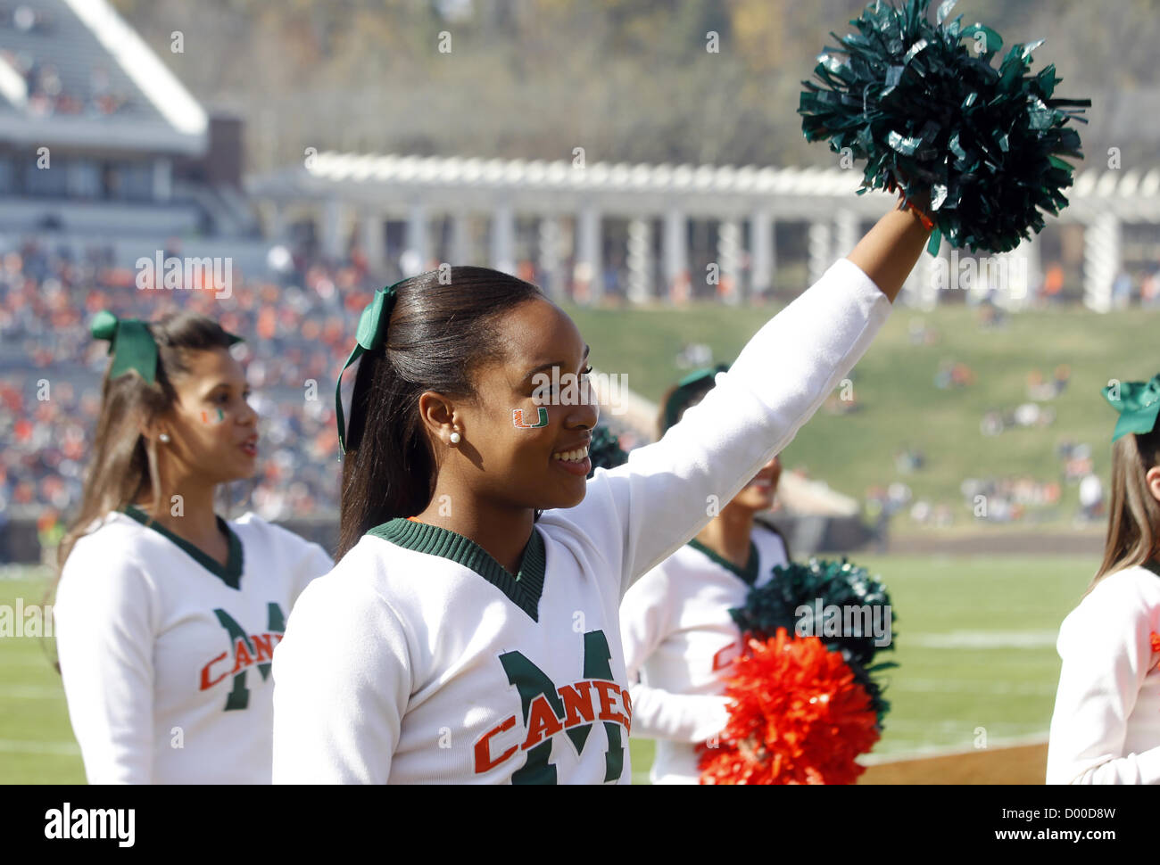 Miami hurricanes cheerleaders hi-res stock photography and images - Alamy
