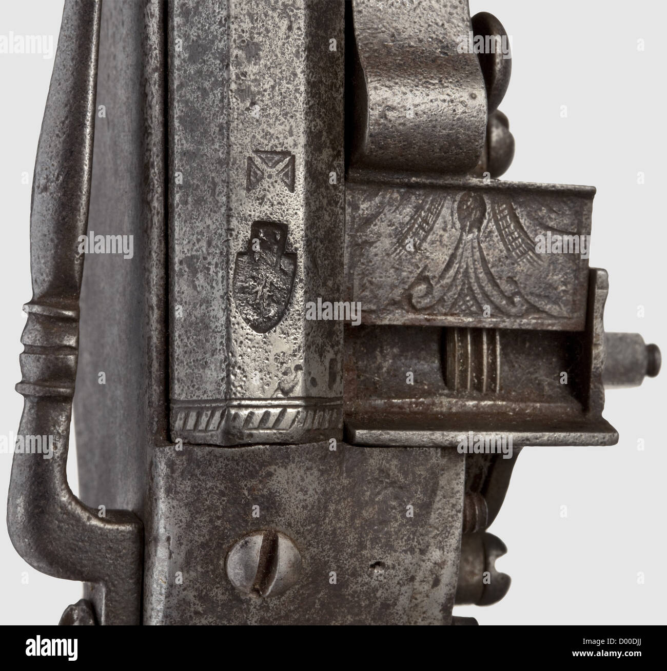 A rare German all-metal wheellock pistol,Nuremberg,circa 1580.Two-stage ...