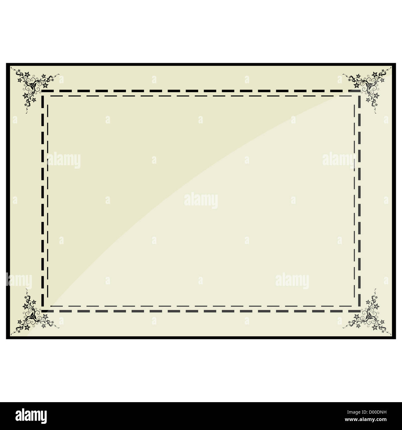 Certificate frame hi-res stock photography and images - Alamy