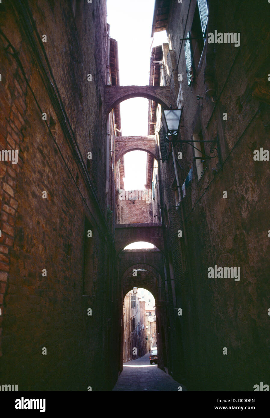 Sienna Italy Back streets Stock Photo - Alamy