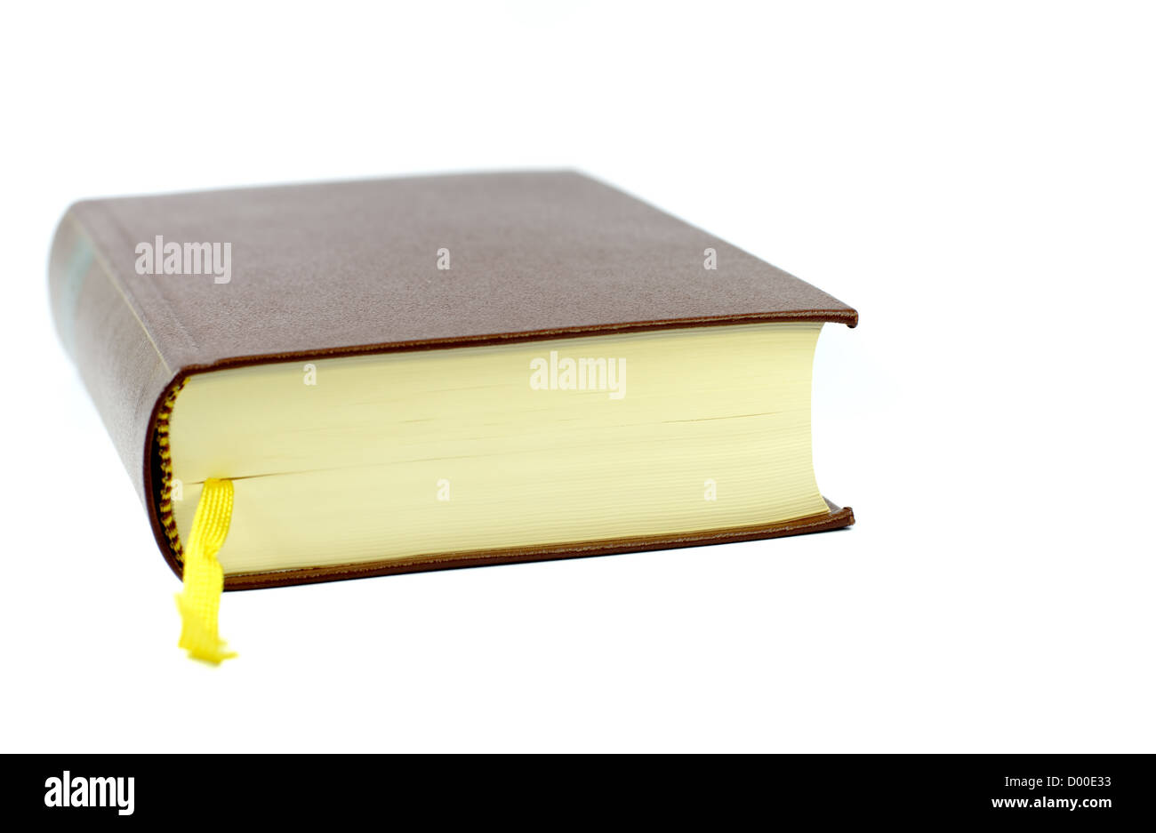 an isolated book on a white background Stock Photo - Alamy