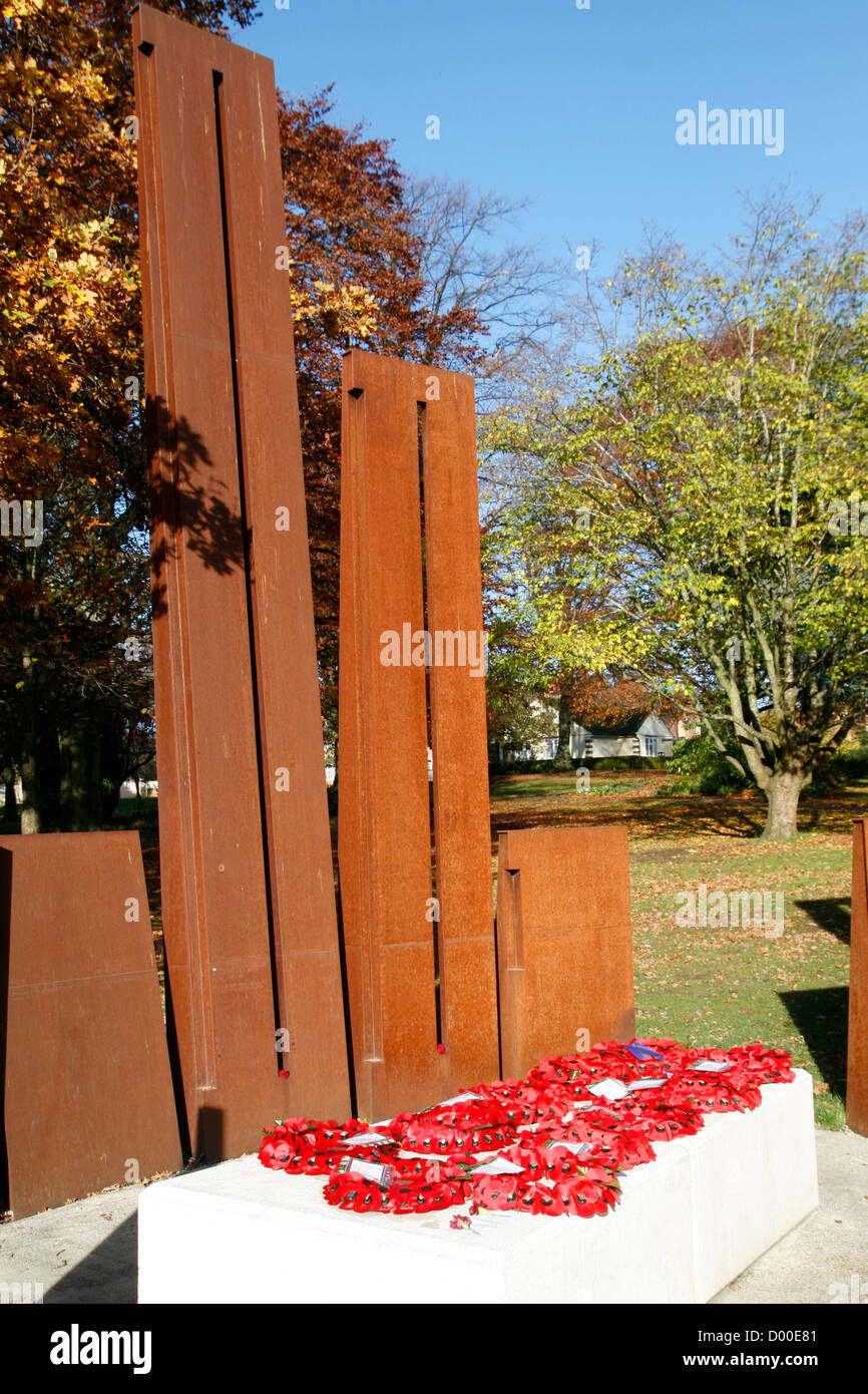 Remembrance Day Poppies Worcestershire Regiment Memorial Gheluvelt Park ...