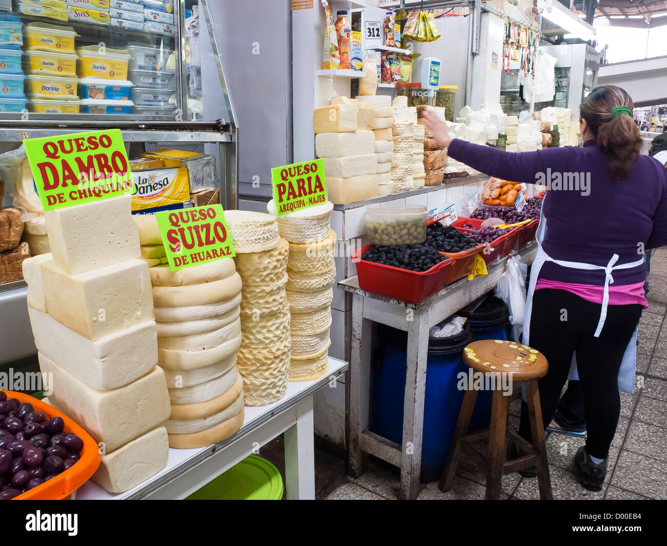 Central Market in Lima city. Peru Stock Photo - Alamy