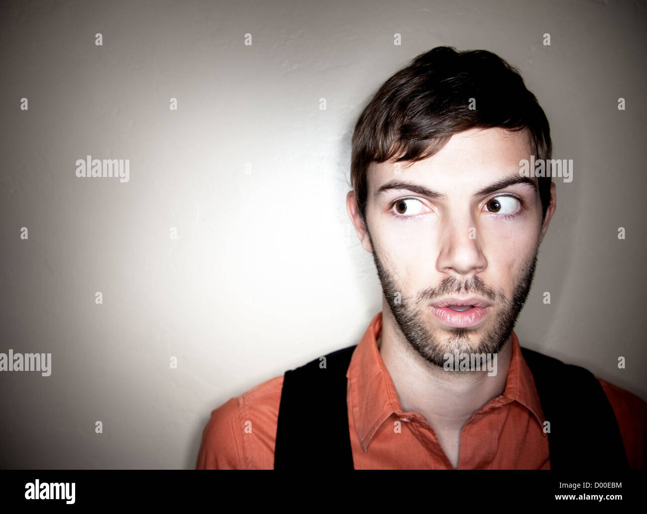 Man looking left hi-res stock photography and images - Alamy