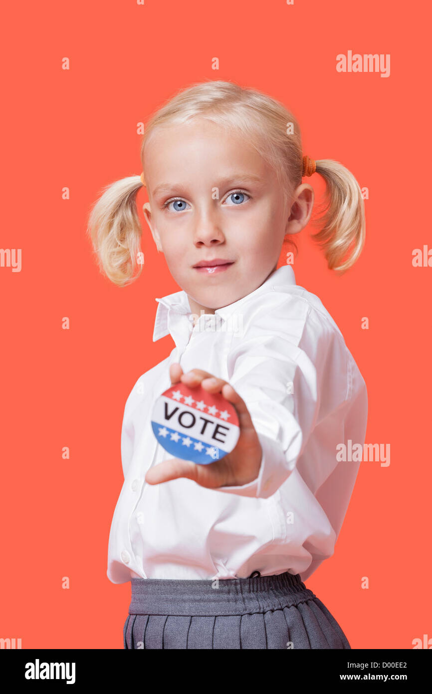 Child vote sign hi-res stock photography and images - Alamy