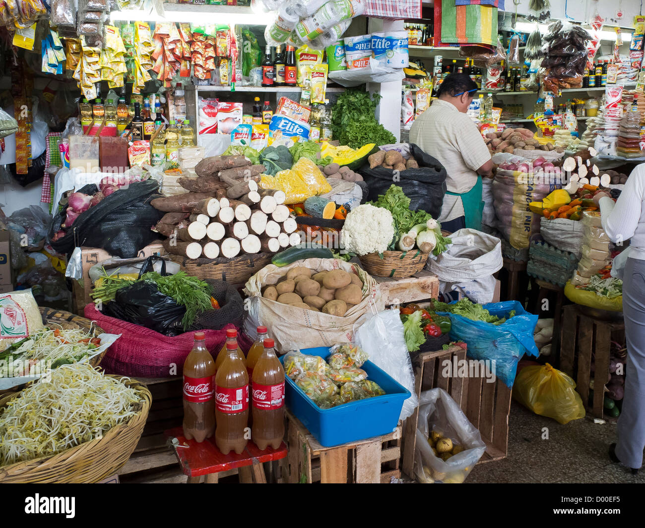 Central Market in Lima city. Peru Stock Photo - Alamy