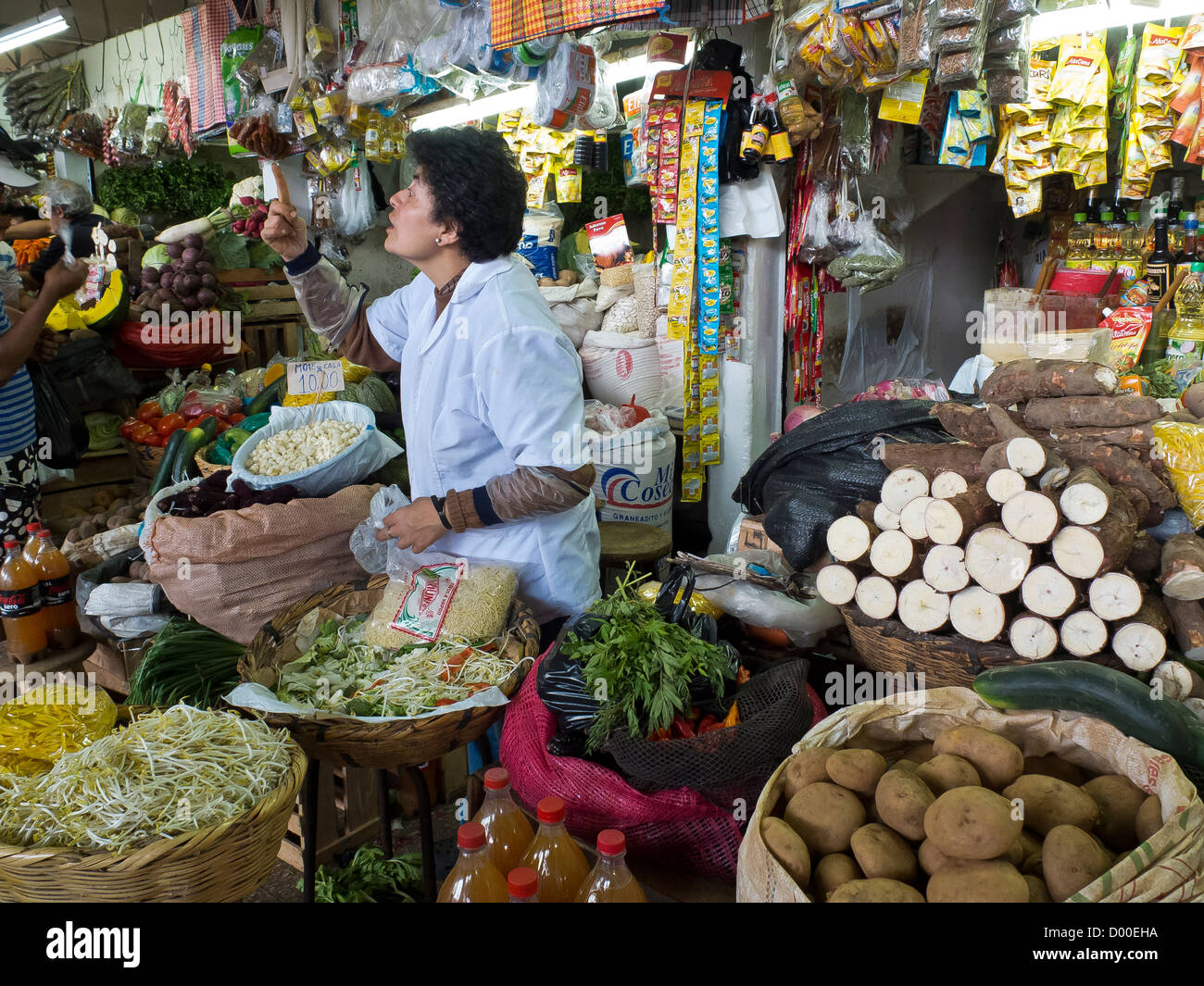 Central Market in Lima city. Peru Stock Photo - Alamy
