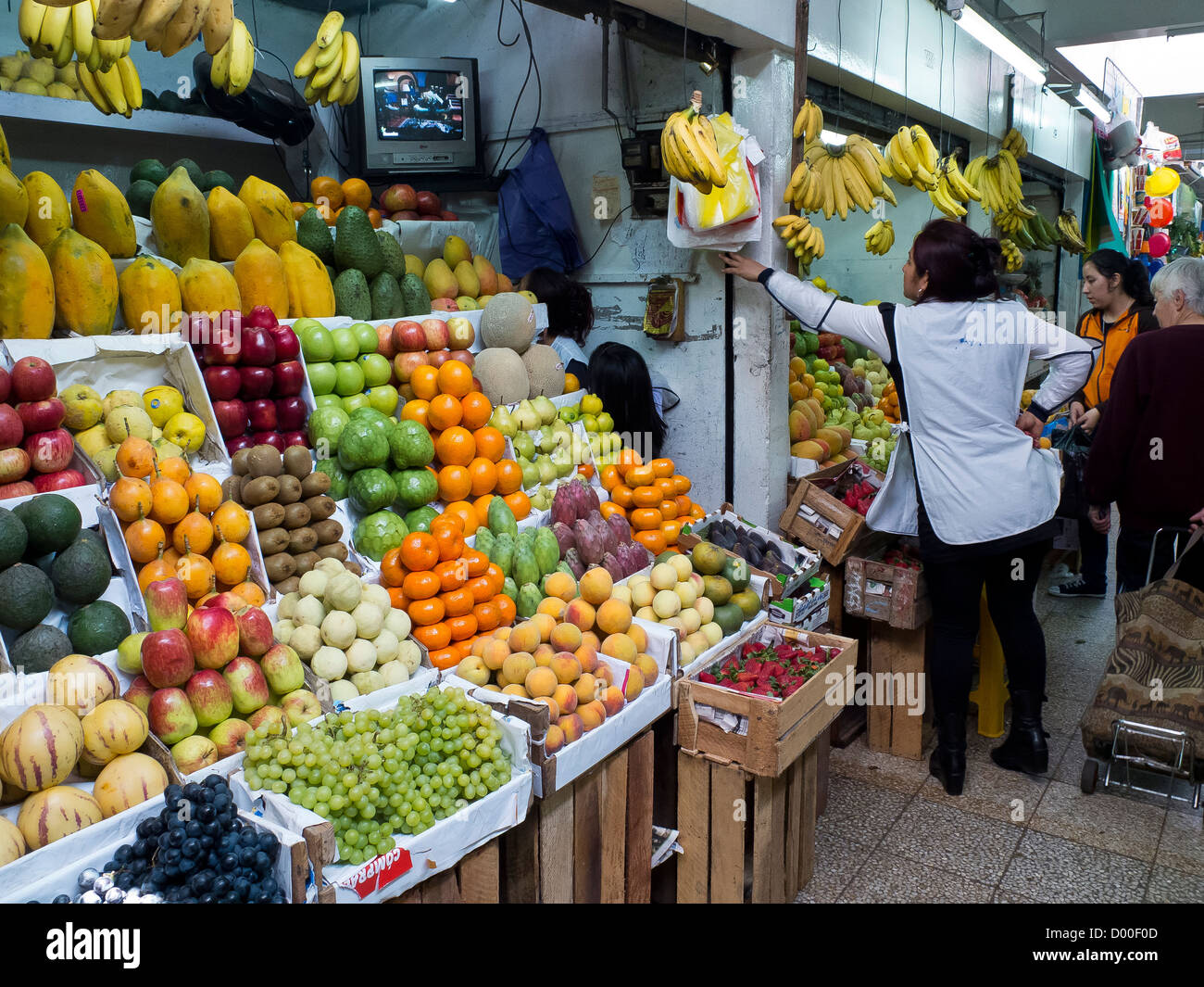 Central Market in Lima city. Peru Stock Photo - Alamy
