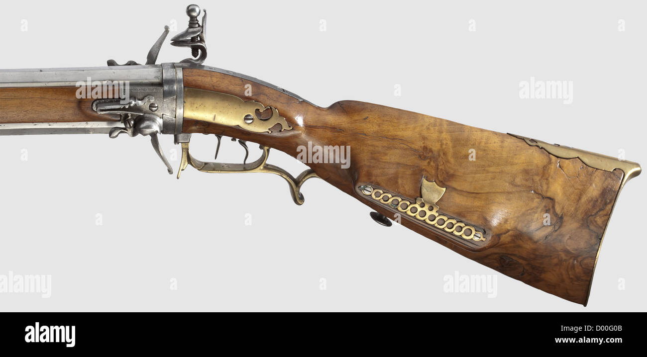 A german flintlock wender rifle hi-res stock photography and images - Alamy