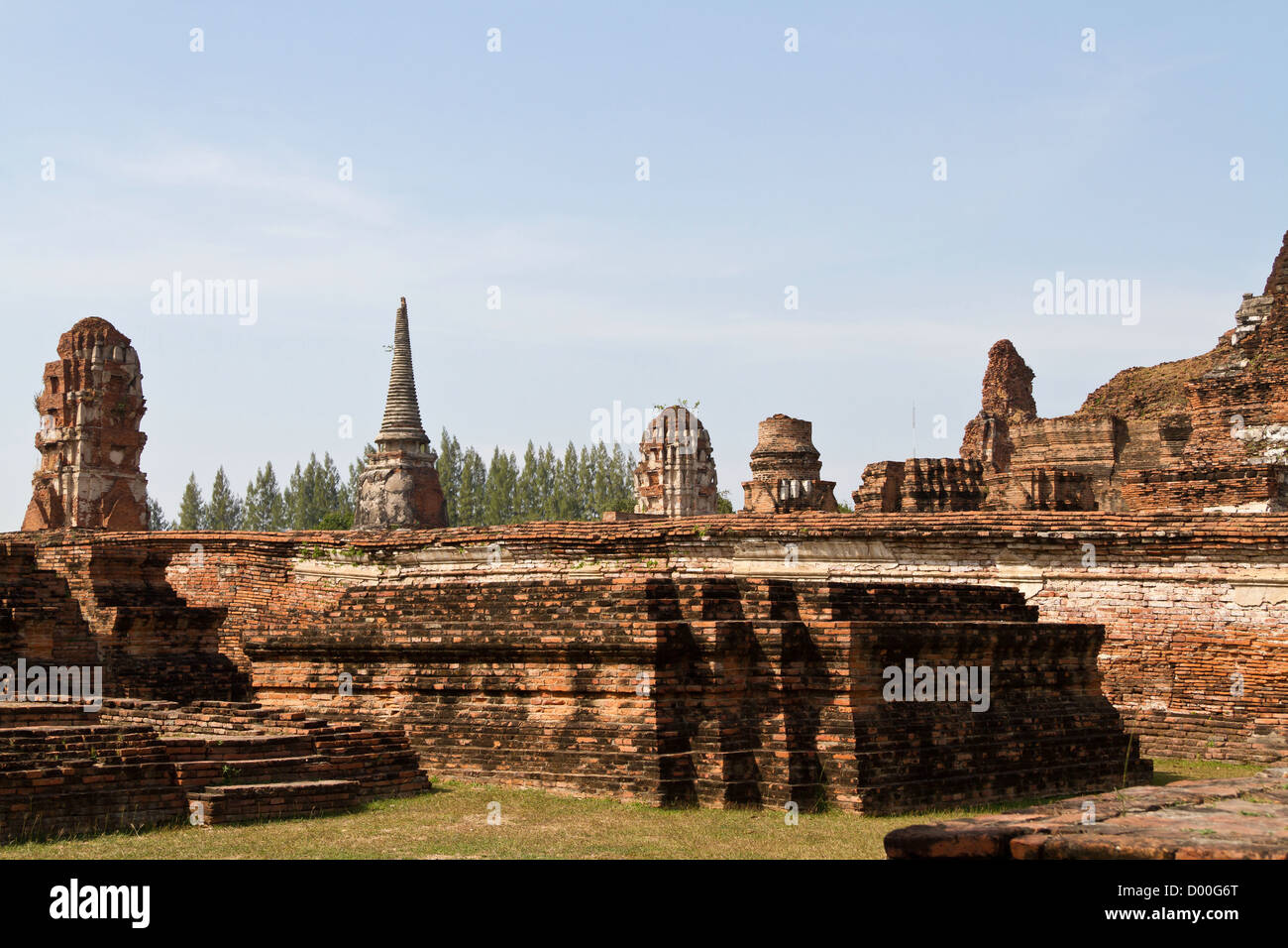 Temple Ruins in the Ayutthaya Historical Park, Thailand Stock Photo - Alamy