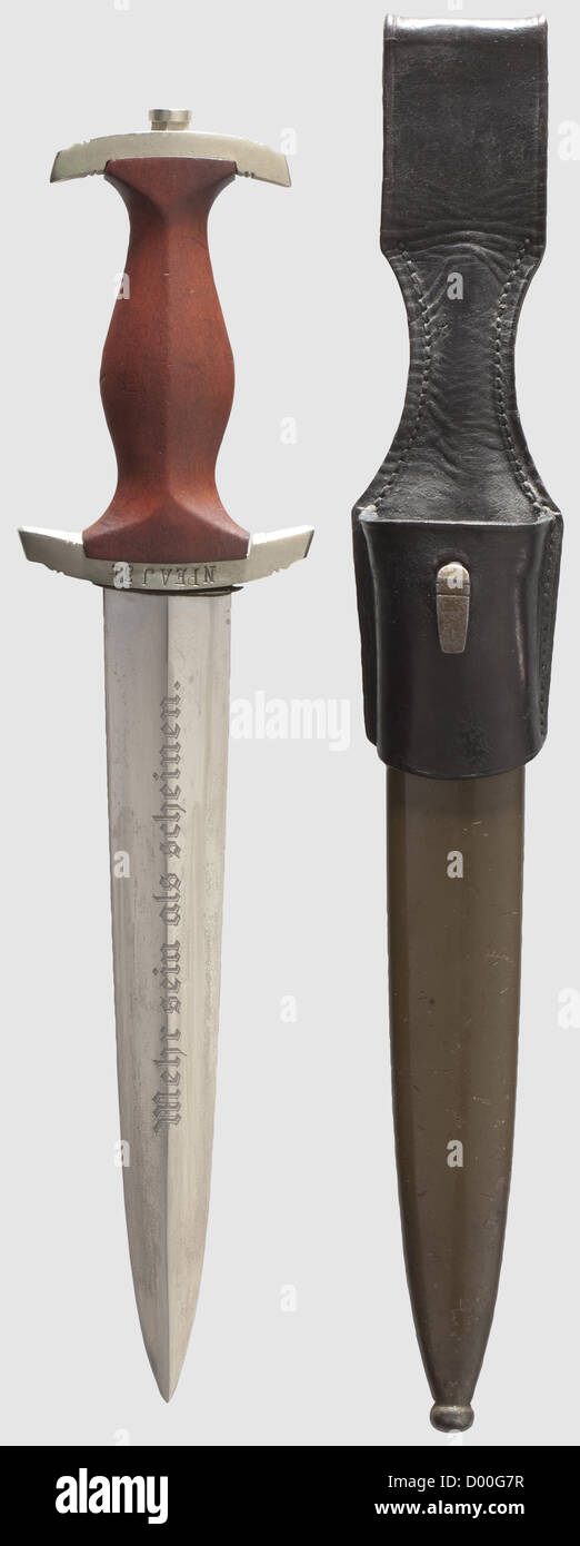 A model 1935 service dagger for NPEA students with frog,Maker Karl ...