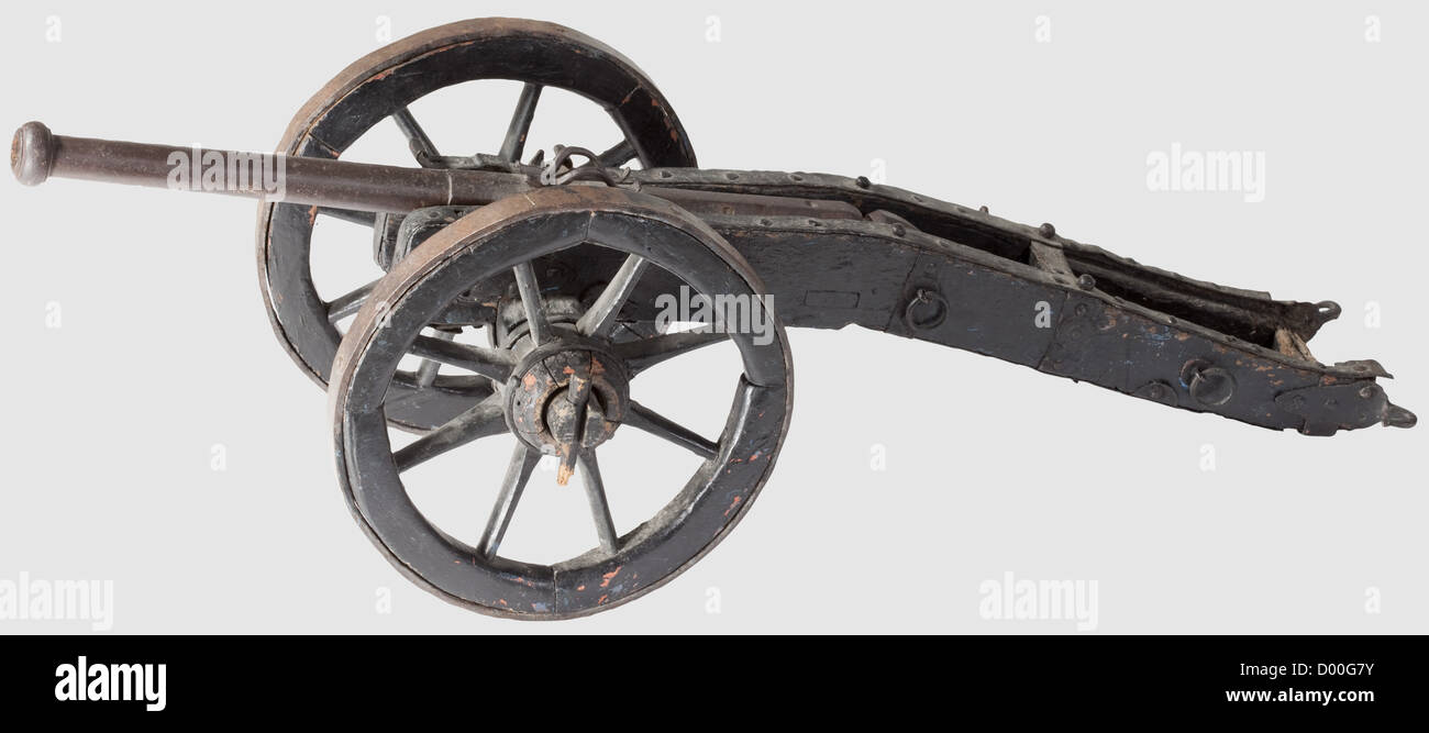 A German miniature falconet,1st half of the 17th century. Tapered ...