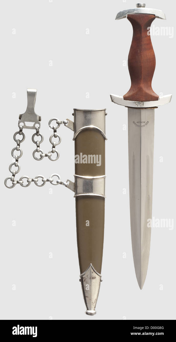 A model 1936 service dagger for NPEA leaders with chain hanger,Maker ...