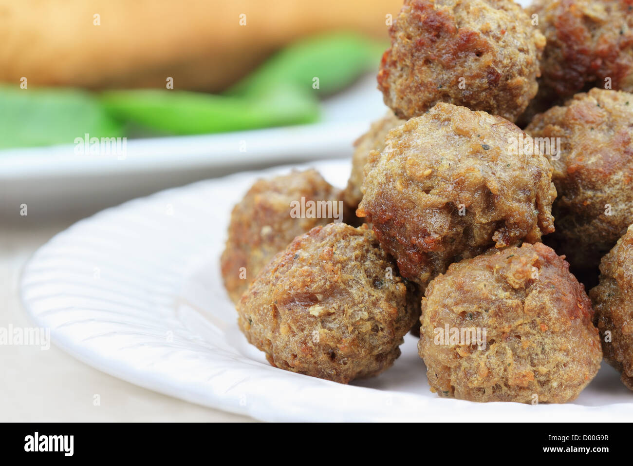 Meatballs without sauce hi-res stock photography and images - Alamy