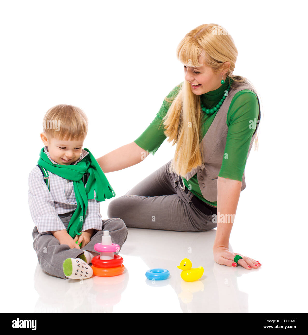 Cute mother baby son Cut Out Stock Images & Pictures - Alamy