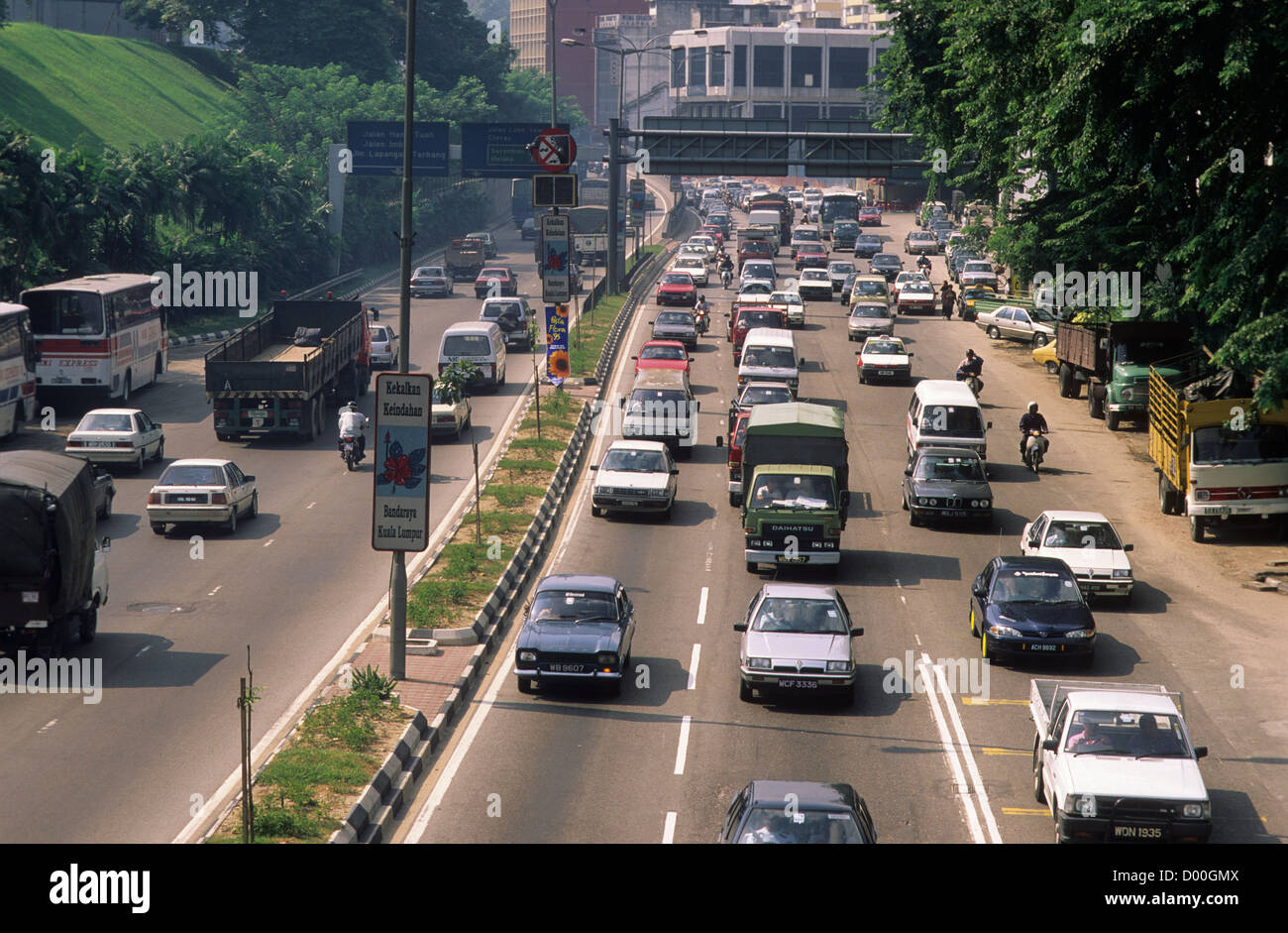 Roads and traffic, Kuala Lumpur, Malaysia Stock Photo - Alamy