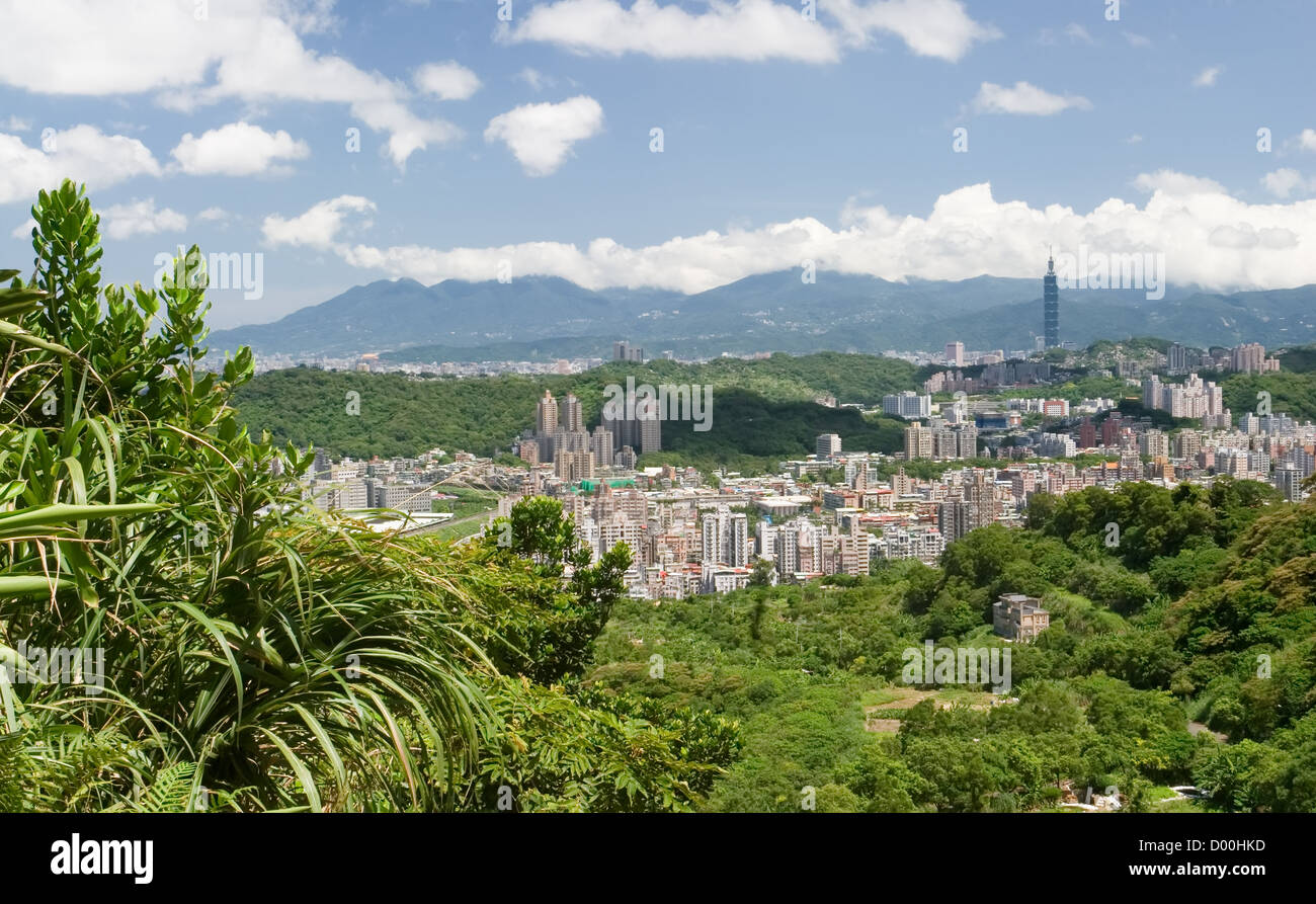 It is a beautiful cityscape in Asia of Taipei Stock Photo - Alamy