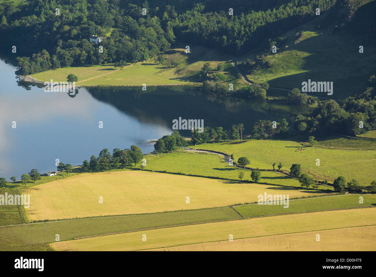 Gatesgarth Farm at Warnscale Bottom near on Lake Buttermere in the Lake ...