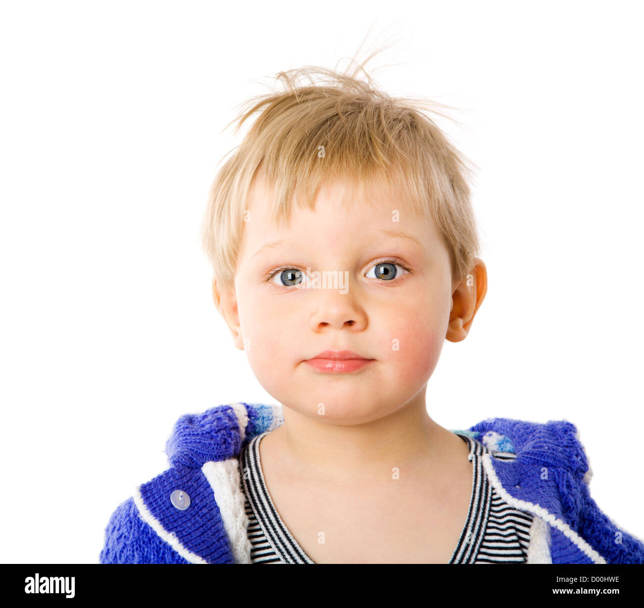 Two years boy portrait isolated on white Stock Photo - Alamy