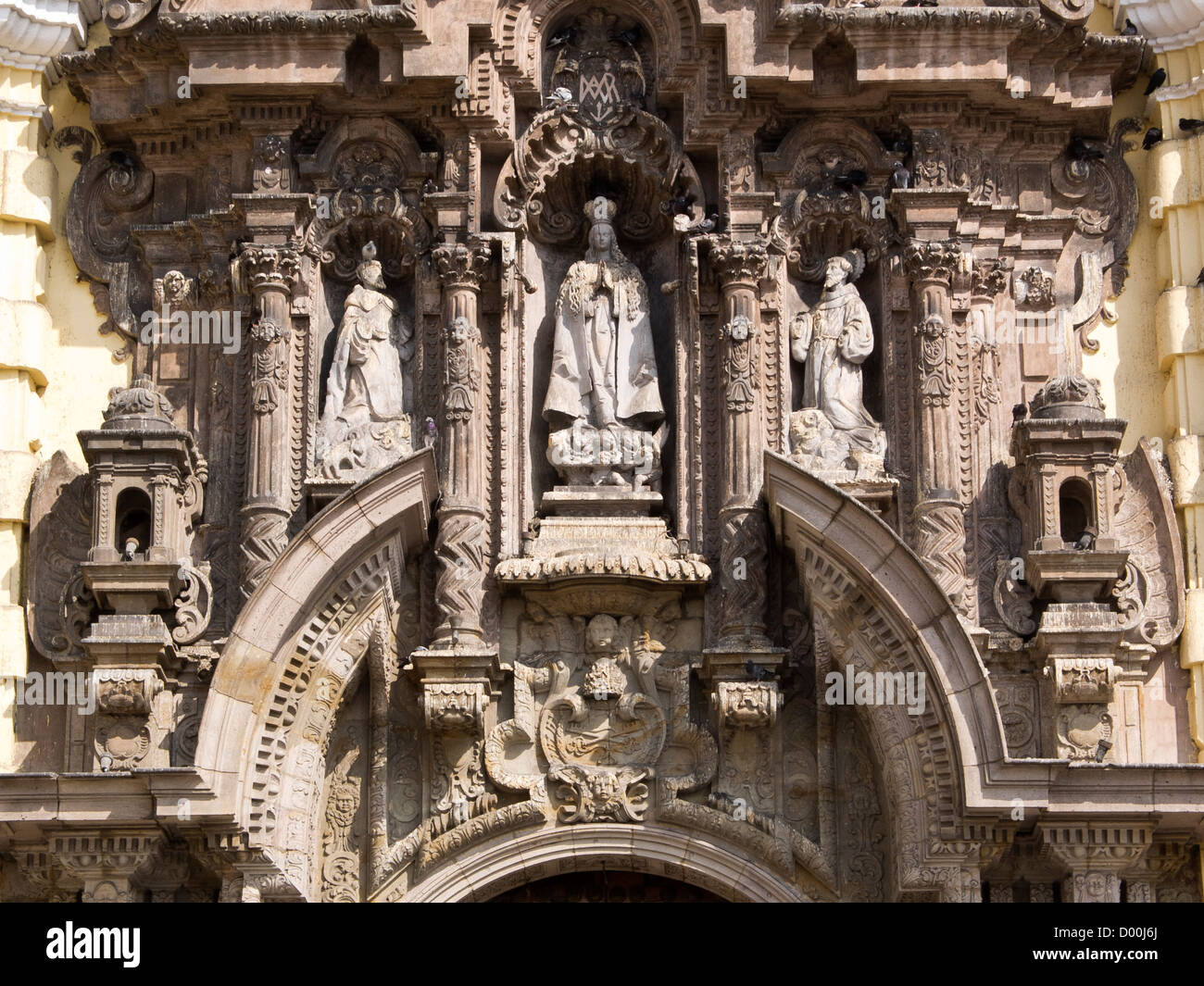 Peru. Lima city. Church and Convent of San Francisco Stock Photo - Alamy