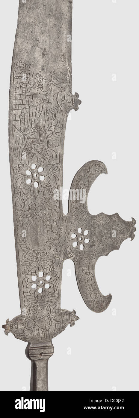 A Viking sword, Northern Europe, 9th/10th century. Double-edged blade ...