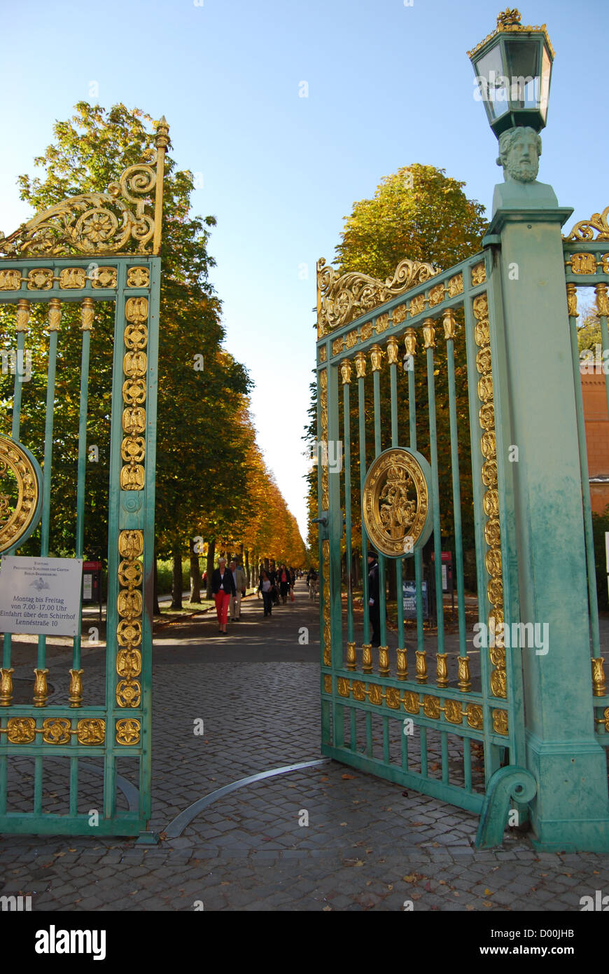 Sanssouci Palace Gates Potsdam Stock Photo - Alamy