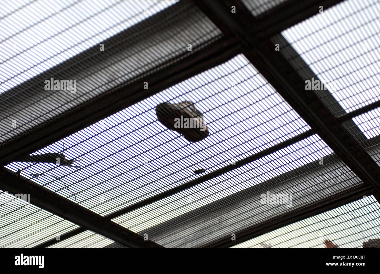 Caged walkway hi-res stock photography and images - Alamy