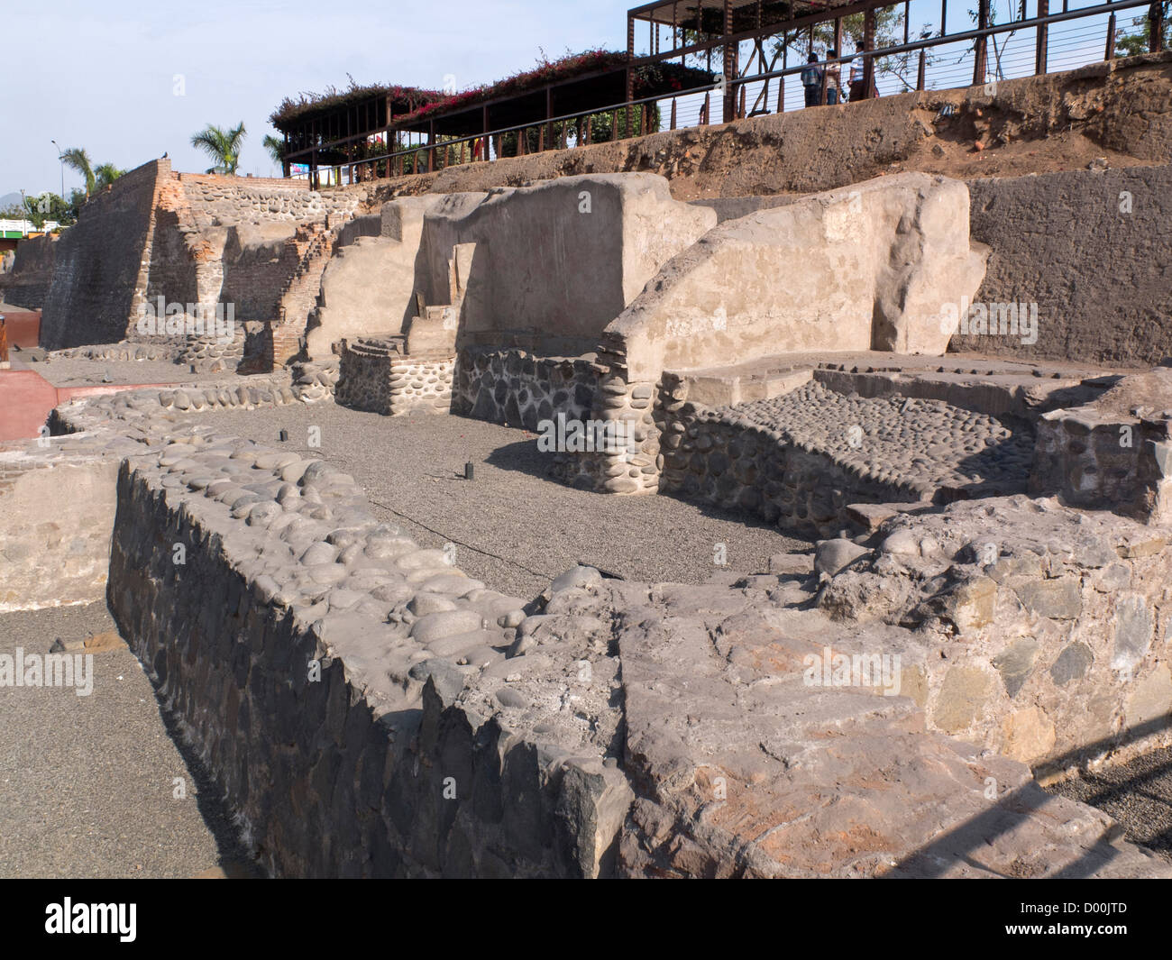 Colonial ancient walls of the city of Lima. Peru Stock Photo - Alamy