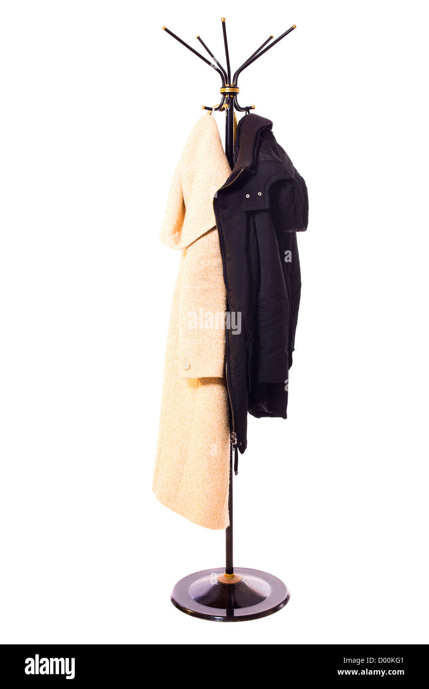Coat on rack hi-res stock photography and images - Alamy