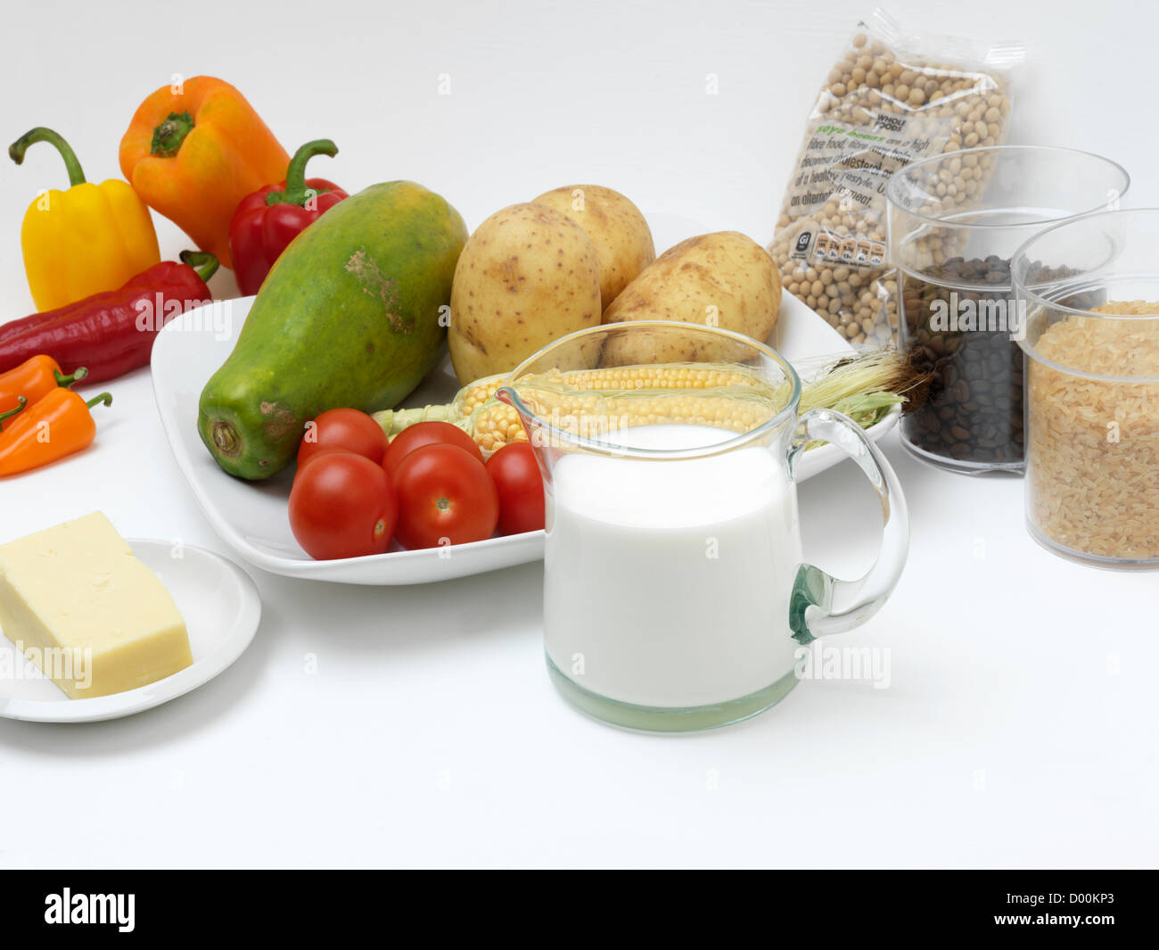 Group of Vegetables that are being Genetically Modified Stock Photo - Alamy