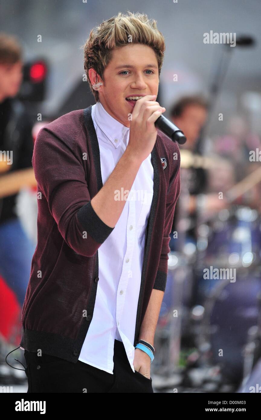 New York, USA. 13th November 2012. Niall Horan on stage for NBC Today ...