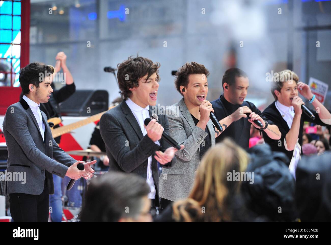 New York, USA. 13th November 2012. Zayn Malik, Harry Styles, Louis ...