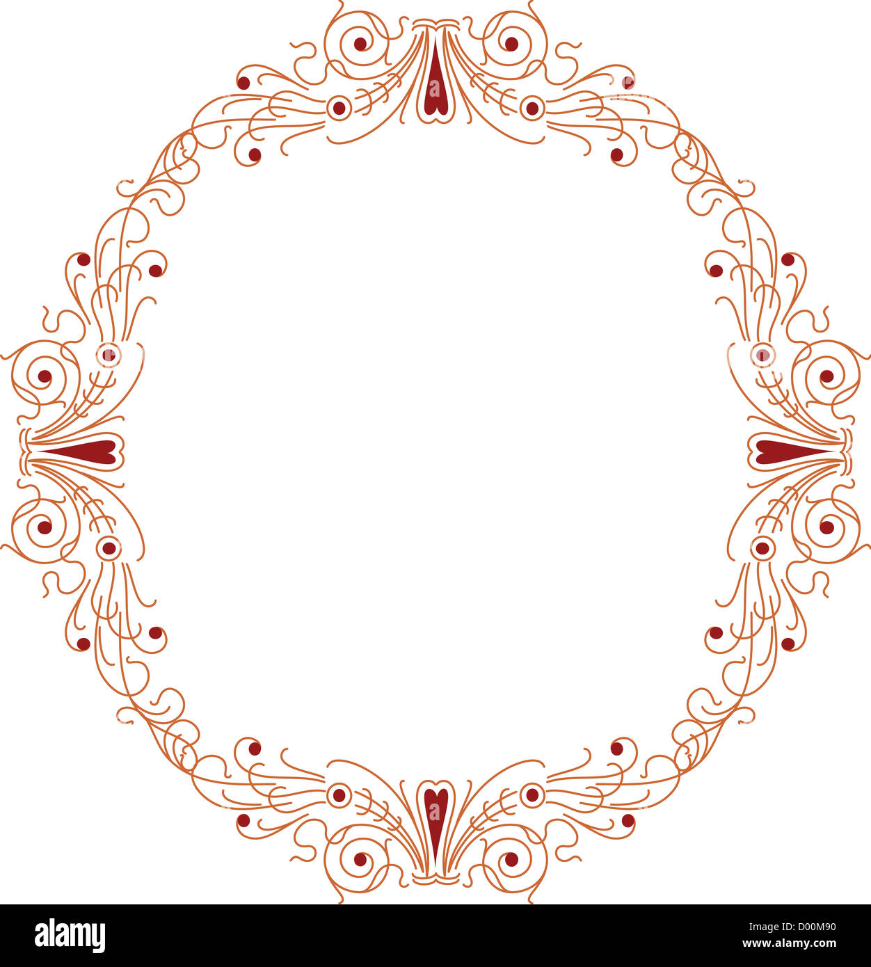 Red and orange border hi-res stock photography and images - Alamy